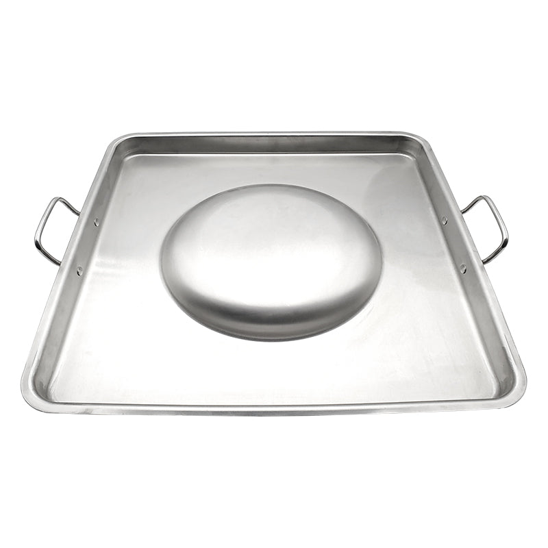 Comal Cuadrado de Acero Inoxidable con Bola 50x50 (01072505) – Refahogar